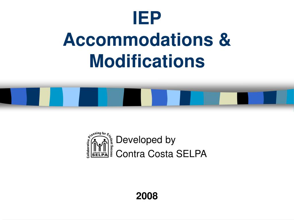 PPT - IEP Accommodations & Modifications PowerPoint Presentation - ID ...