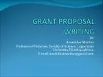PPT - Technology Grant Proposal PowerPoint Presentation, free download ...