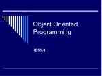 PPT - Object-Oriented Programming (OOP) Using Java PowerPoint Presentation - ID:3438660