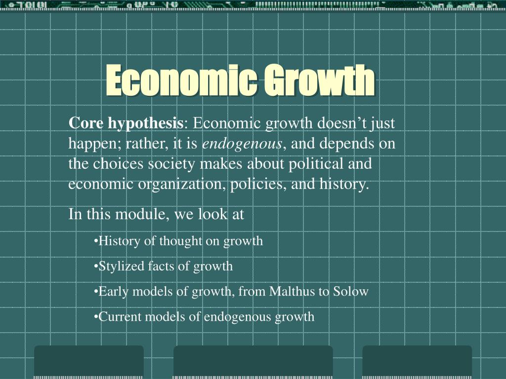 PPT - Economic Growth PowerPoint Presentation, free download - ID:7010399