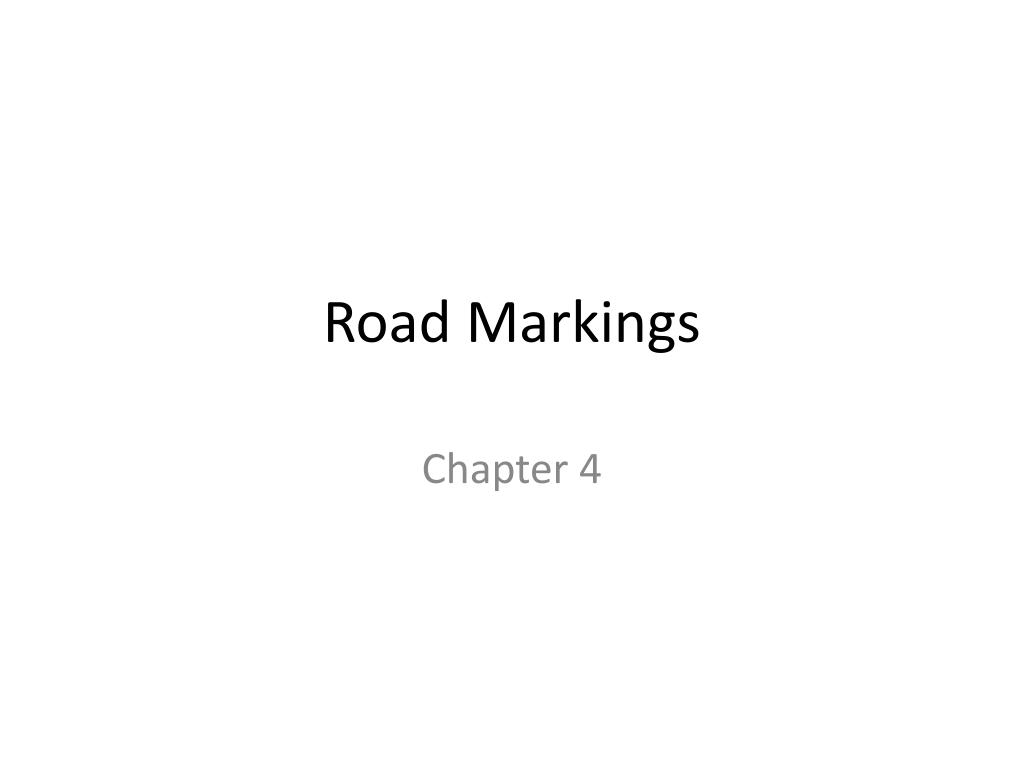 PPT - Road Markings PowerPoint Presentation, free download - ID:7011894