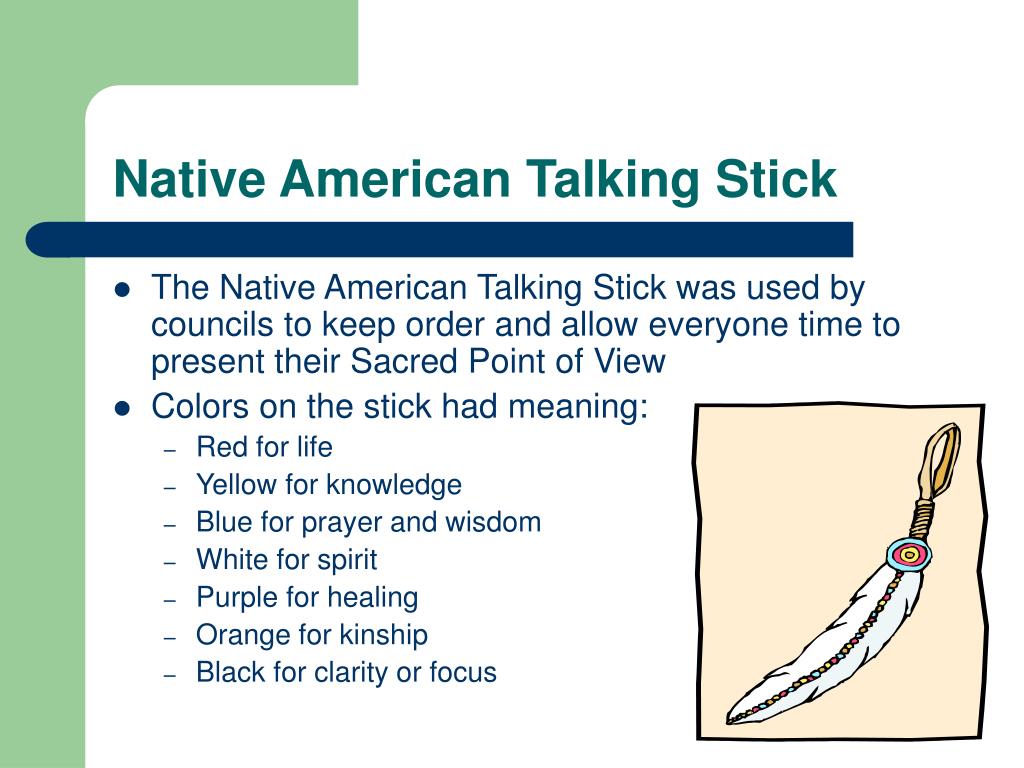 PPT - Native American Talking Stick PowerPoint Presentation, free ...