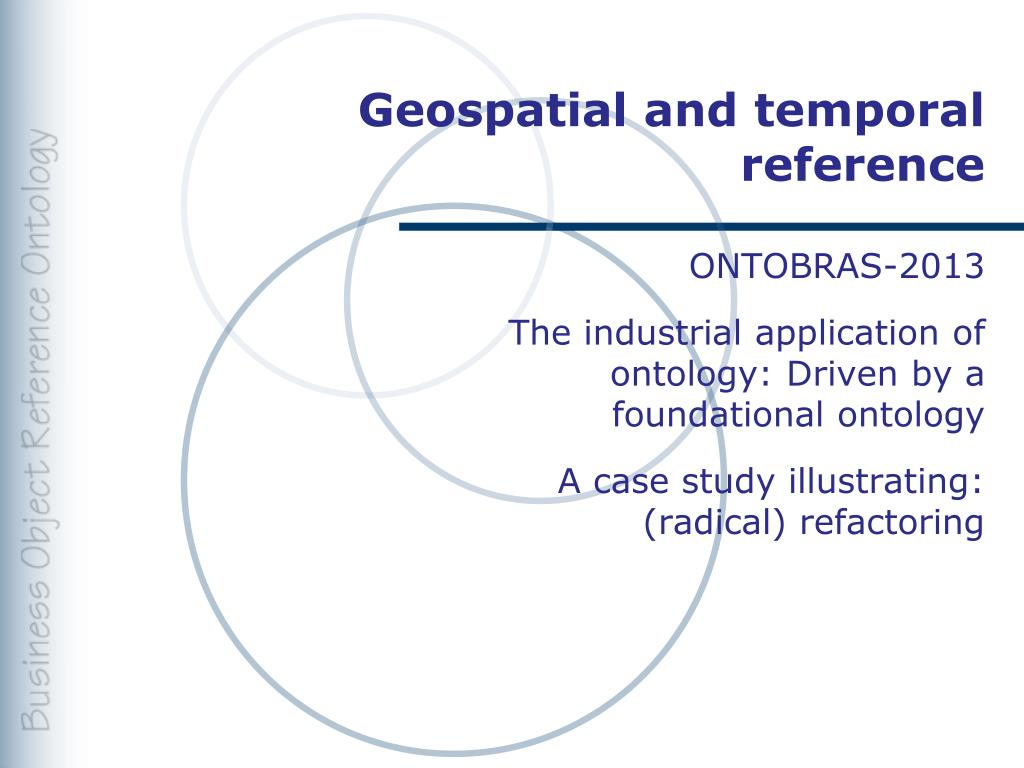 PPT - Geospatial and temporal reference PowerPoint Presentation, free ...