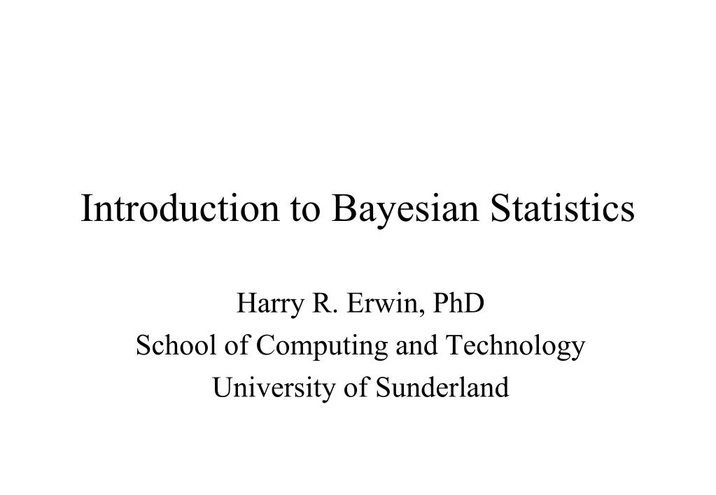 PPT - Introduction to Bayesian Statistics PowerPoint Presentation, free ...