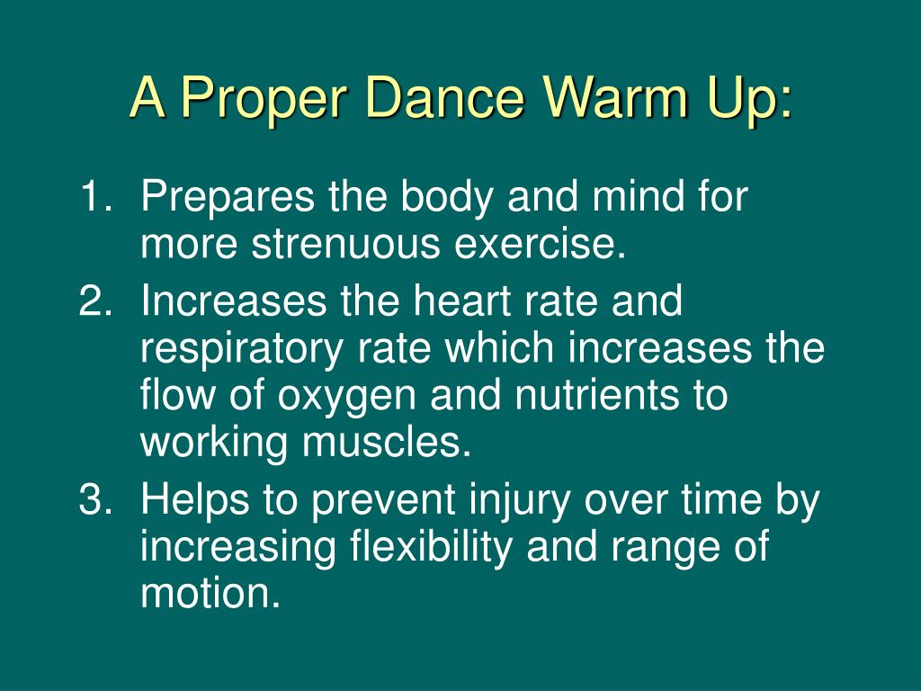 PPT - A Proper Dance Warm Up: PowerPoint Presentation, free download ...