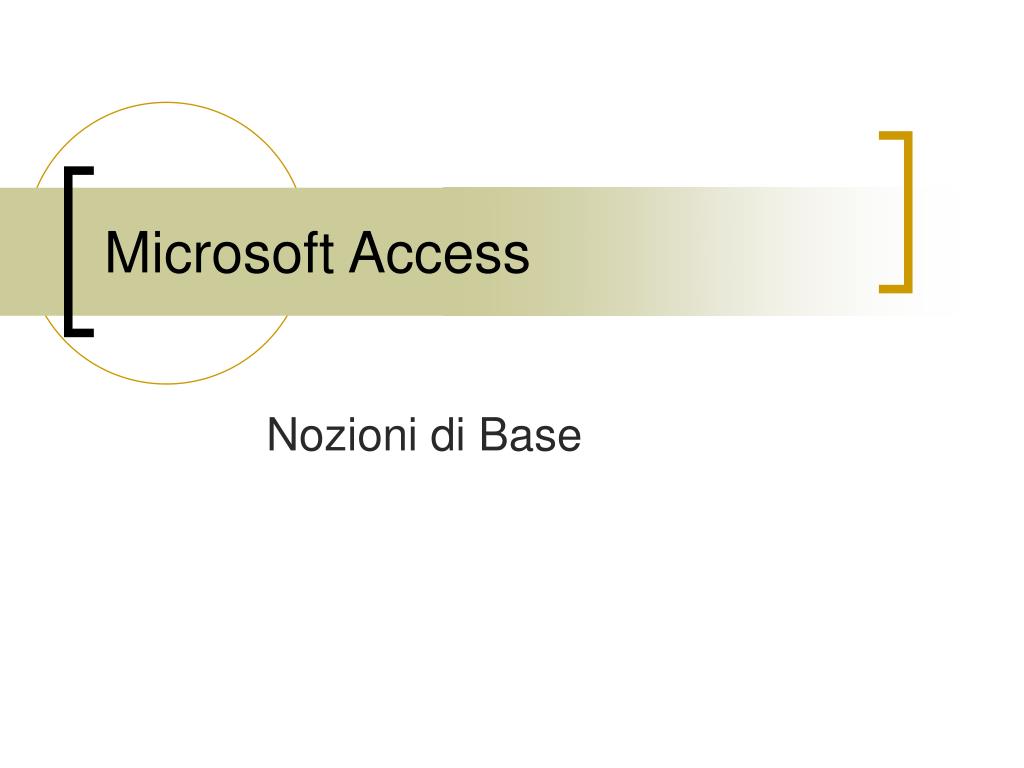 PPT - Microsoft Access PowerPoint Presentation, free download - ID:7019330