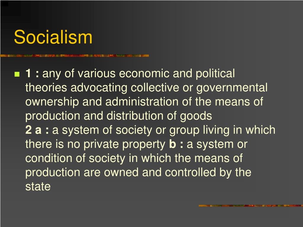 PPT - Socialism PowerPoint Presentation, free download - ID:7023281