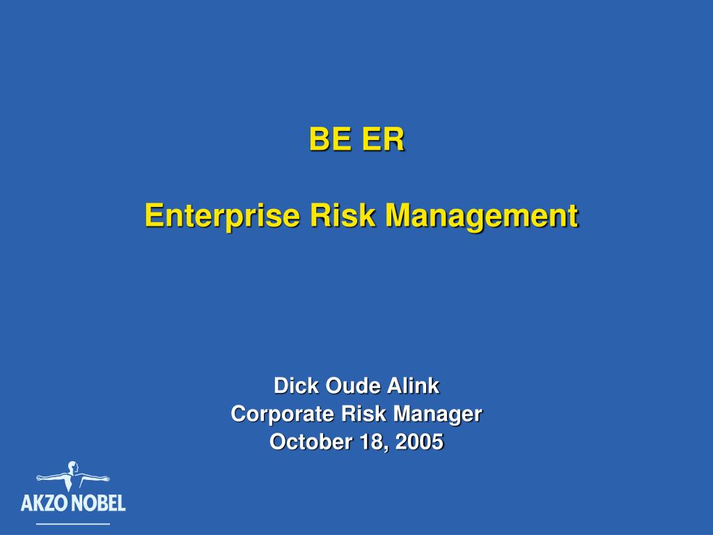 PPT - BE ER Enterprise Risk Management PowerPoint Presentation, free ...