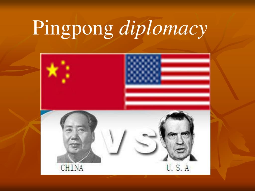 PPT - Pingpong diplomacy PowerPoint Presentation, free download - ID ...