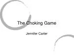PPT - CHOKING PowerPoint Presentation, free download - ID:6186052