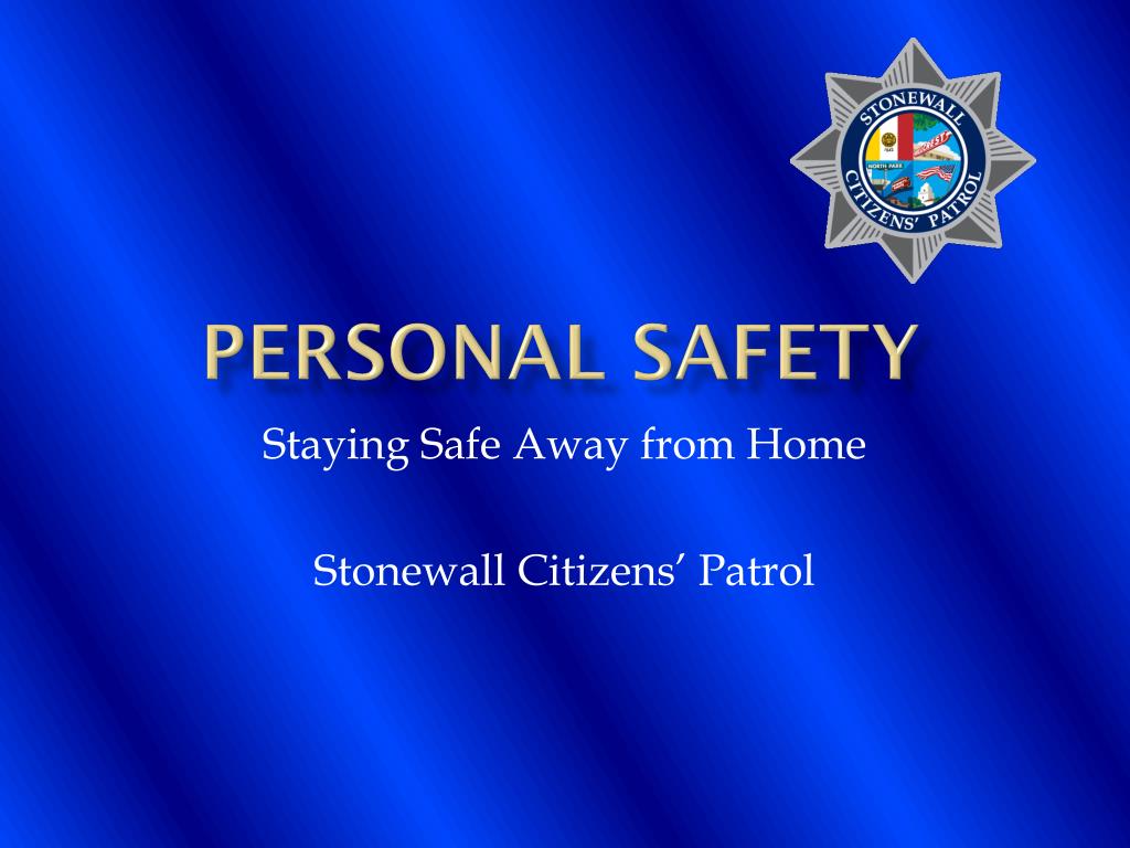 PPT - PERSONAL SAFETY PowerPoint Presentation, free download - ID:7025502