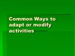 PPT - 10 Ways to Adapt a Textbook PowerPoint Presentation, free ...