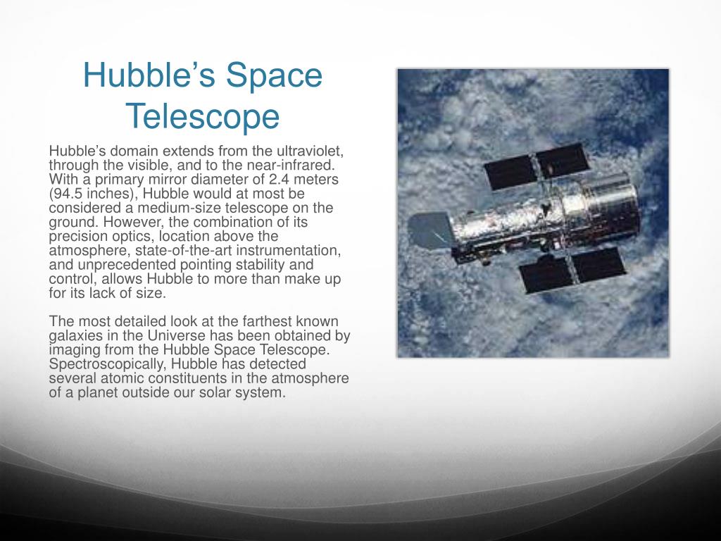 PPT - Hubble’s Space Telescope PowerPoint Presentation, free download ...