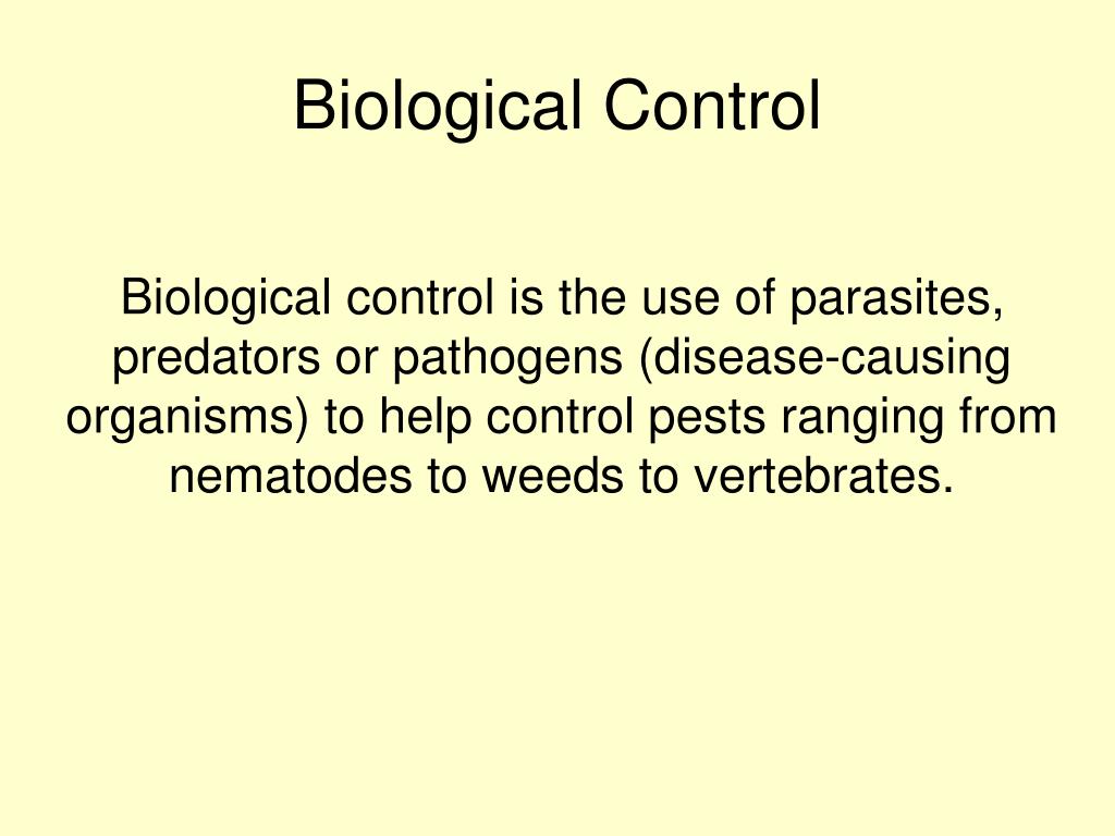 PPT - Biological Control PowerPoint Presentation, free download - ID ...