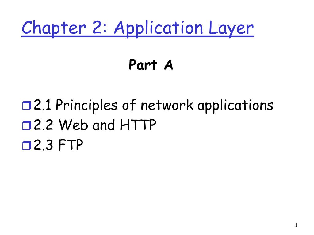 PPT - Chapter 2: Application Layer PowerPoint Presentation, free download - ID:7036186