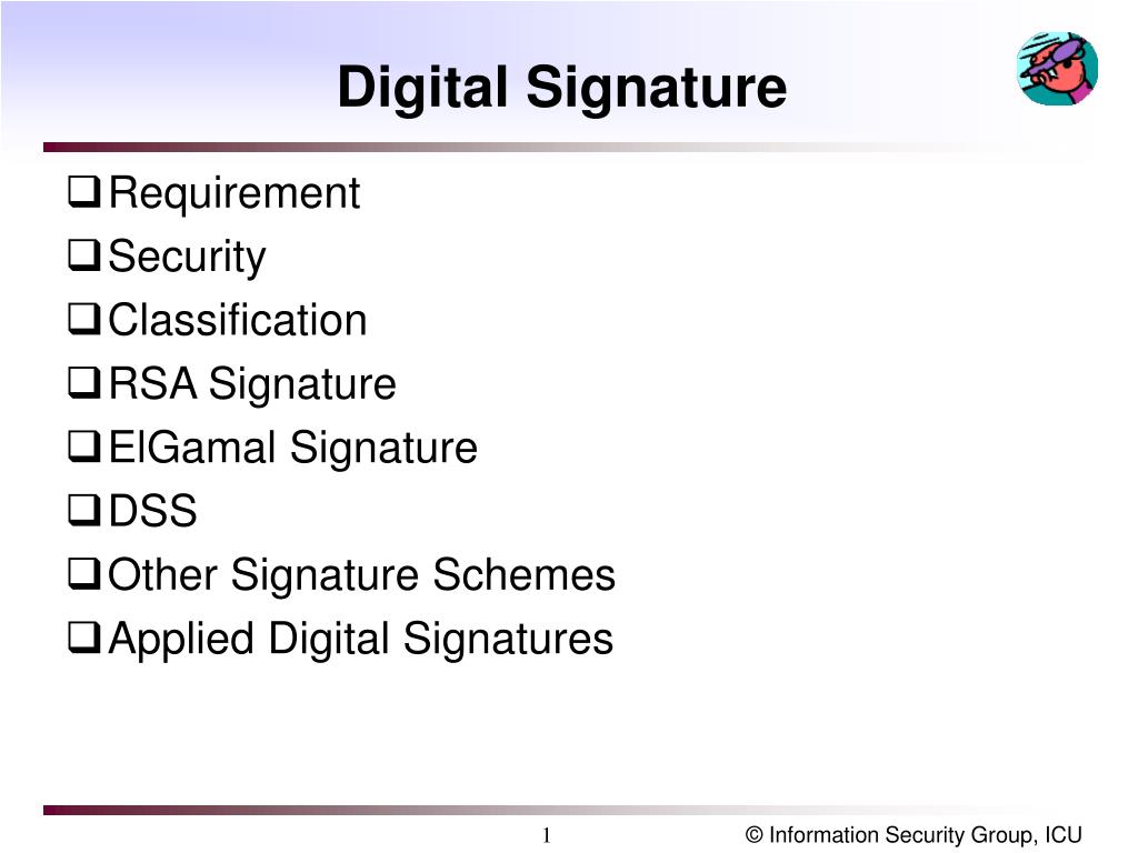 PPT - Digital Signature PowerPoint Presentation, free download - ID:7037242