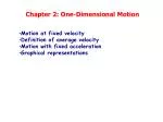 PPT - One-Dimensional Motion PowerPoint Presentation, free download ...