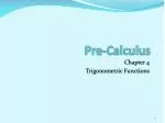 PPT - Pre Calculus Chapter 8 PowerPoint Presentation, free download ...