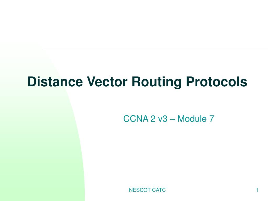 PPT - Distance Vector Routing Protocols PowerPoint Presentation, free ...