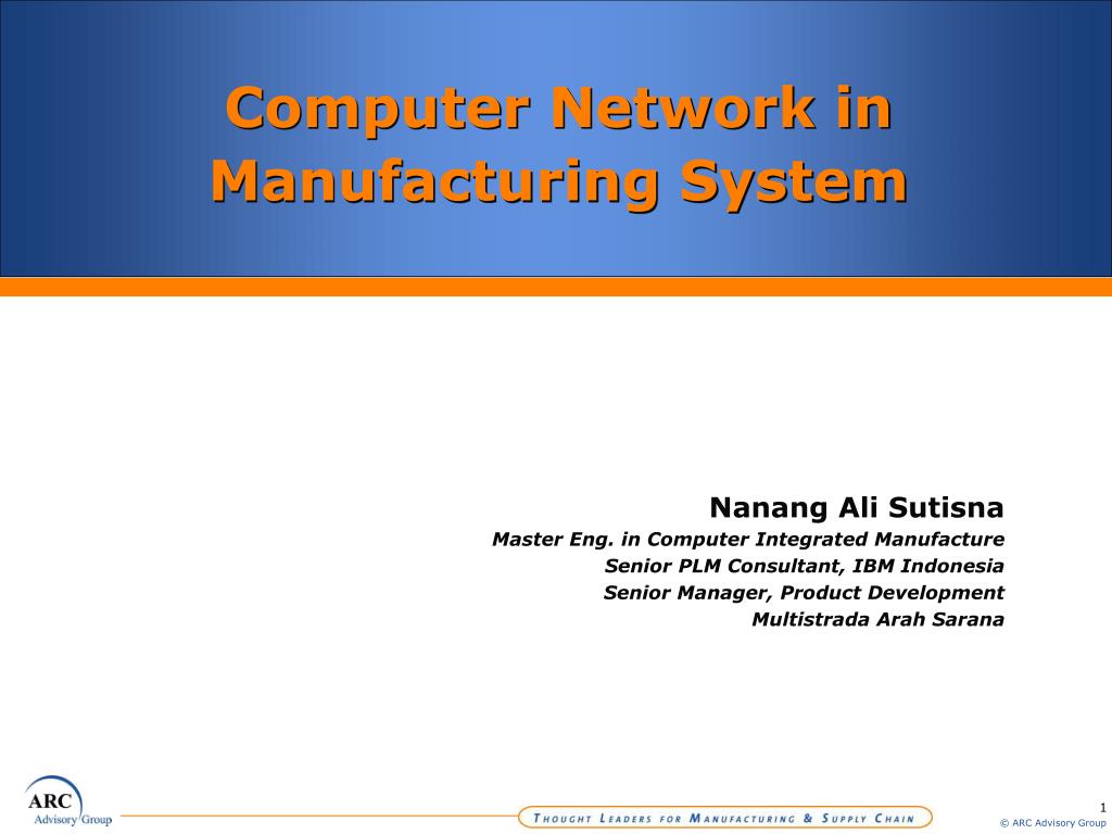 PPT - Computer Network in Manufacturing System PowerPoint Presentation ...