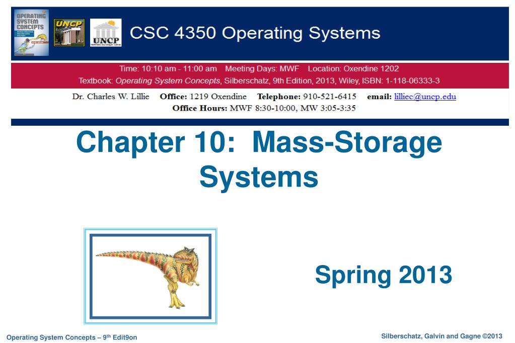 PPT - Chapter 10: Mass-Storage Systems PowerPoint Presentation, free ...