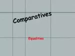 PPT - Comparatives PowerPoint Presentation, free download - ID:5641576