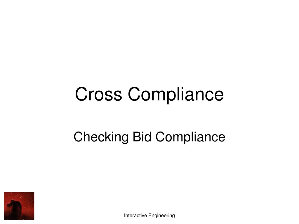 PPT - Cross Compliance PowerPoint Presentation, free download - ID:7044882