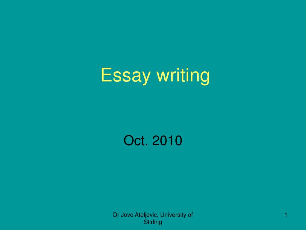 PPT - Essay writing PowerPoint Presentation, free download - ID:7045109