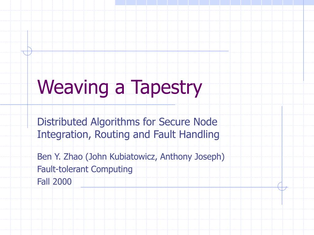 PPT - Weaving a Tapestry PowerPoint Presentation, free download - ID ...