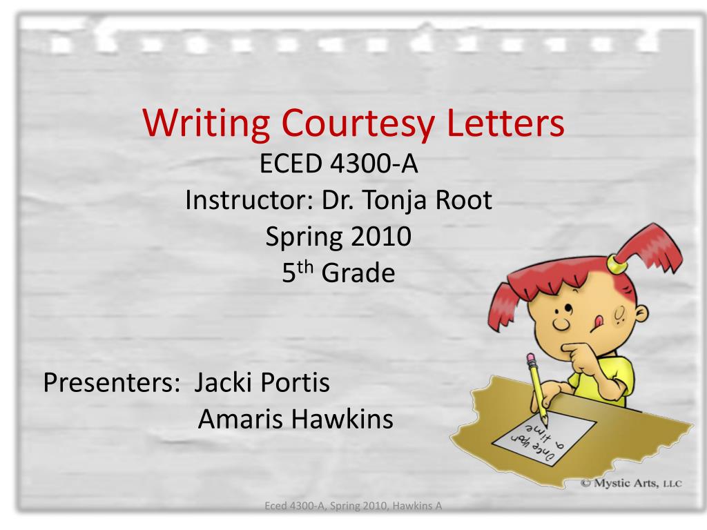 PPT - Writing Courtesy Letters PowerPoint Presentation, free download ...