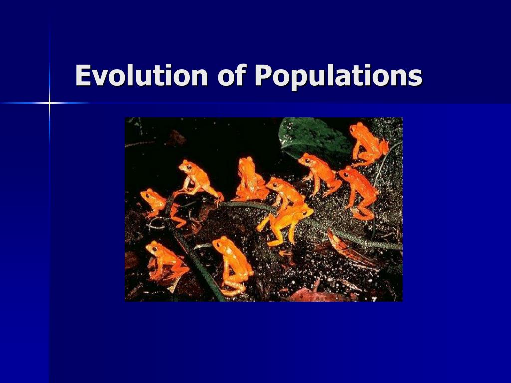 PPT - Evolution of Populations PowerPoint Presentation, free download ...
