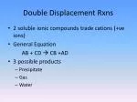 PPT - Double Displacement Reactions PowerPoint Presentation, free ...