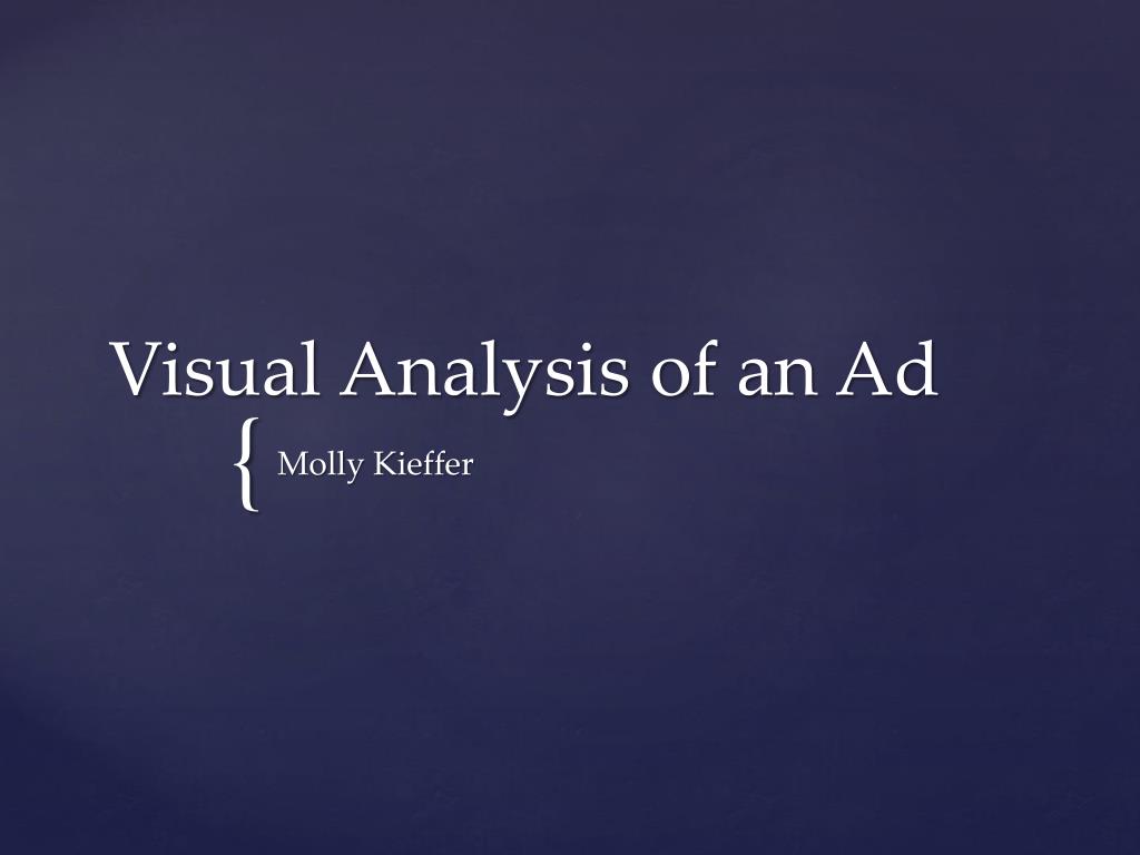PPT - Visual Analysis of an Ad PowerPoint Presentation, free download ...