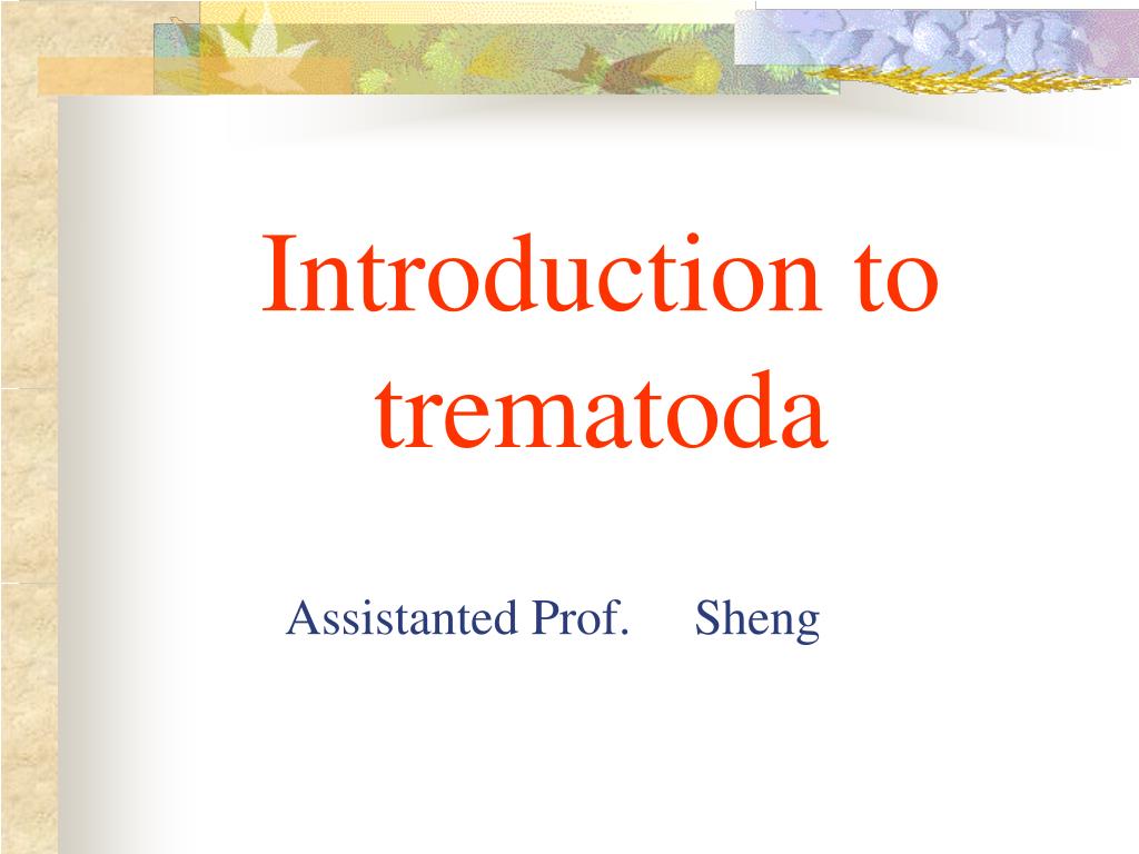 PPT - Introduction to trematoda PowerPoint Presentation, free download ...