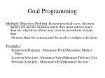 PPT - Goal Programming PowerPoint Presentation, free download - ID:3309971
