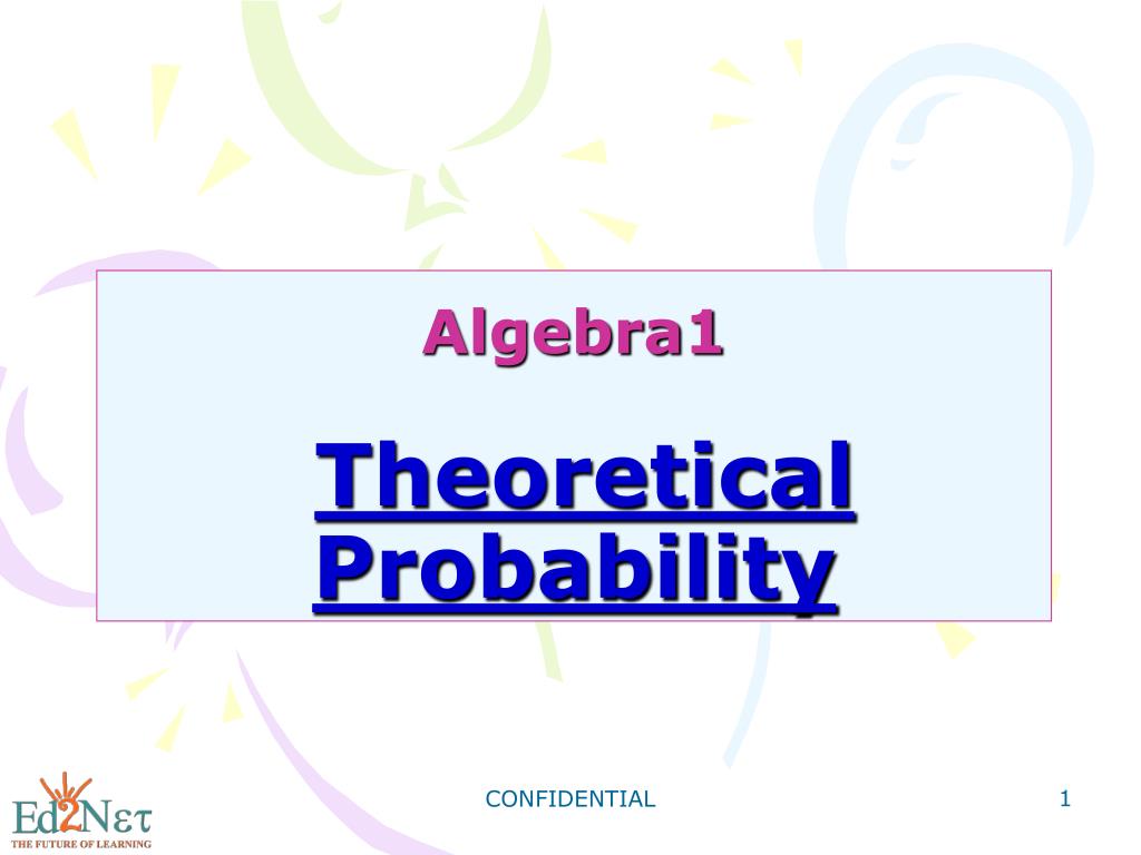 PPT - Algebra1 Theoretical Probability PowerPoint Presentation, free ...