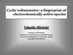 PPT - This presentation will introduce: Cyclic Voltammetry PowerPoint ...