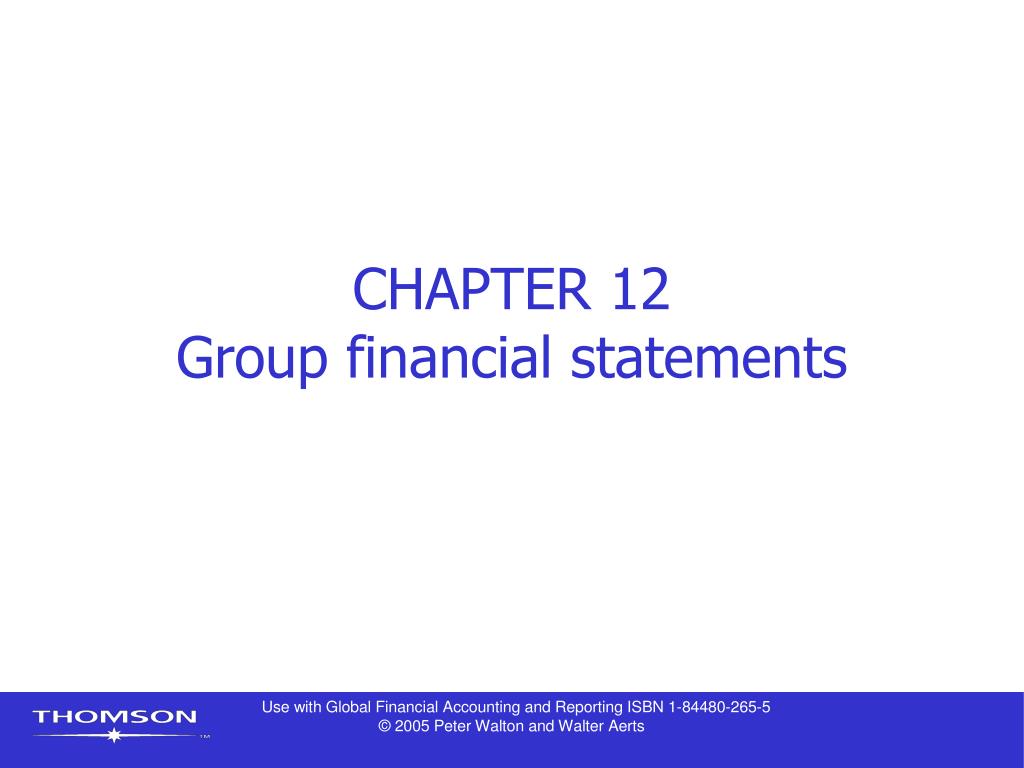 PPT - CHAPTER 12 Group financial statements PowerPoint Presentation ...