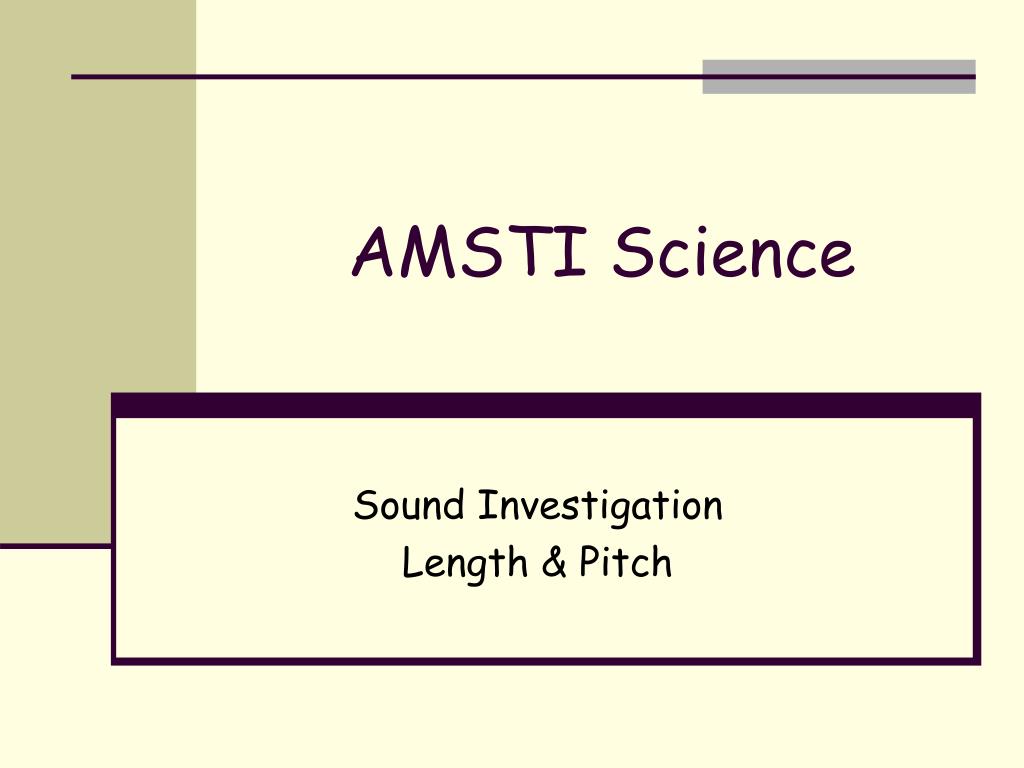 PPT - AMSTI Science PowerPoint Presentation, free download - ID:7052659