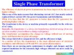 PPT - OUTPUT EQUATION OF SINGLE PHASE TRANSFORMER PowerPoint ...