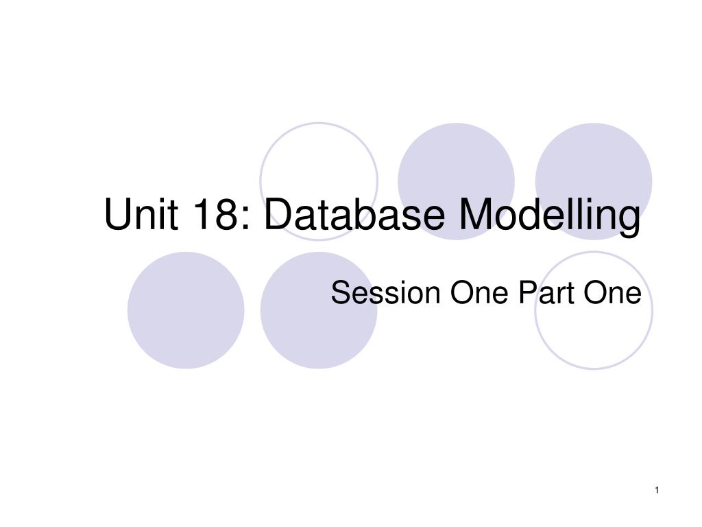 PPT - Unit 18: Database Modelling PowerPoint Presentation, free ...