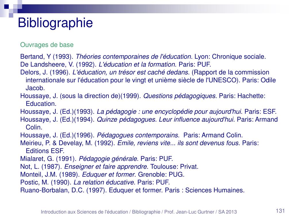 PPT - Bibliographie PowerPoint Presentation, free download - ID:7059227
