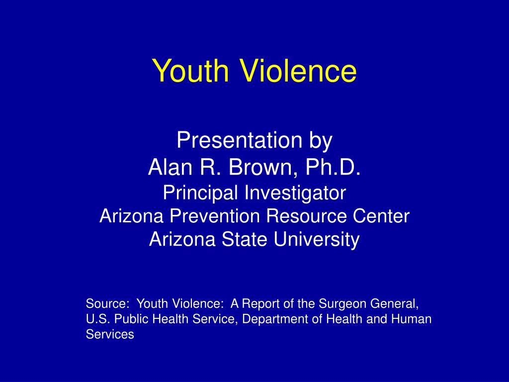 PPT - Youth Violence PowerPoint Presentation, free download - ID:7061446