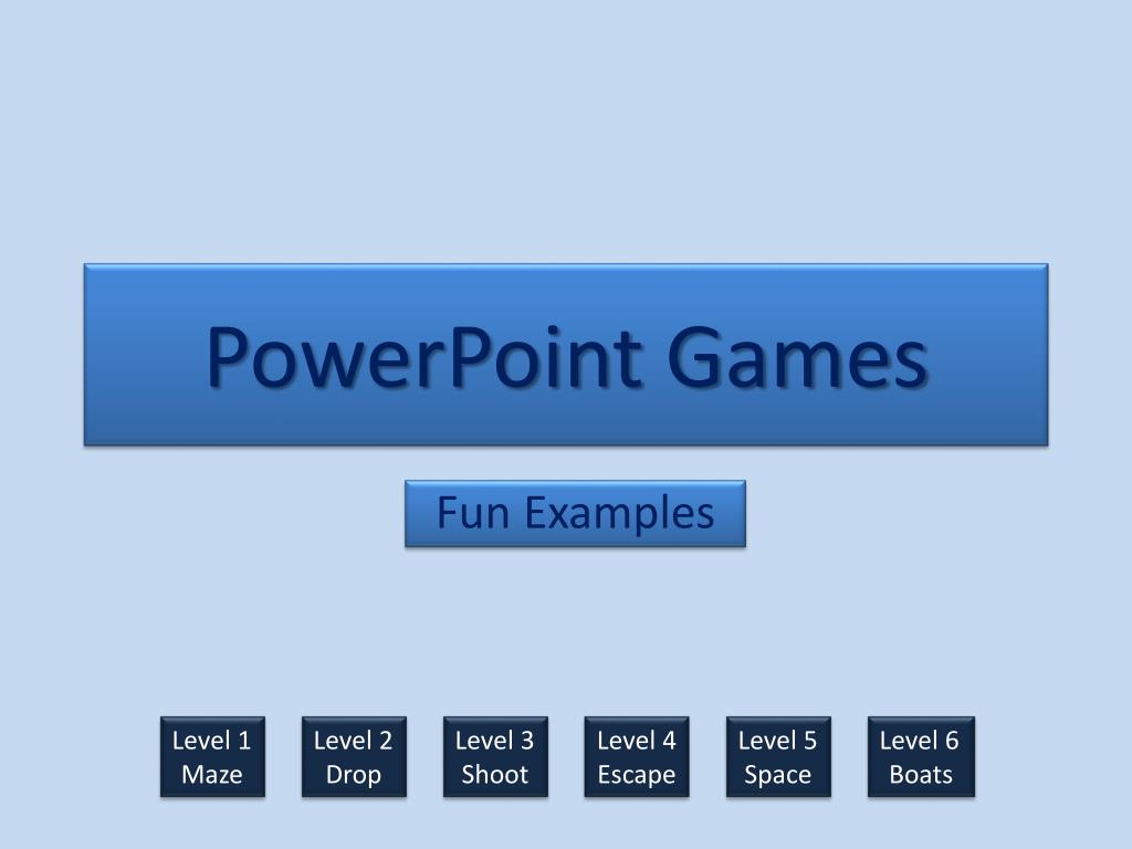 PPT - PowerPoint Games PowerPoint Presentation, free download - ID:7062074