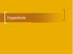 PPT - HYPERBOLE PowerPoint Presentation, free download - ID:2759682