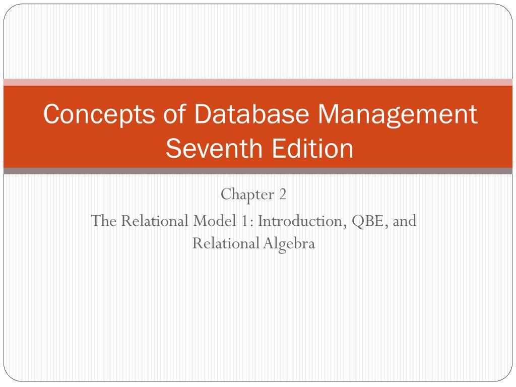 PPT - Concepts of Database Management Seventh Edition PowerPoint Presentation - ID:7072284