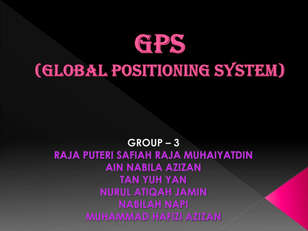 PPT - GPS (GLOBAL POSITIONING SYSTEM) PowerPoint Presentation, free ...