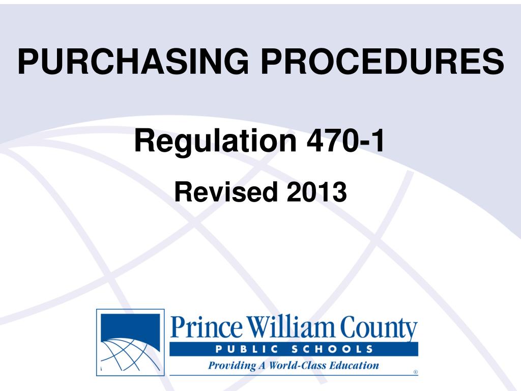 PPT - PURCHASING PROCEDURES PowerPoint Presentation, free download - ID ...