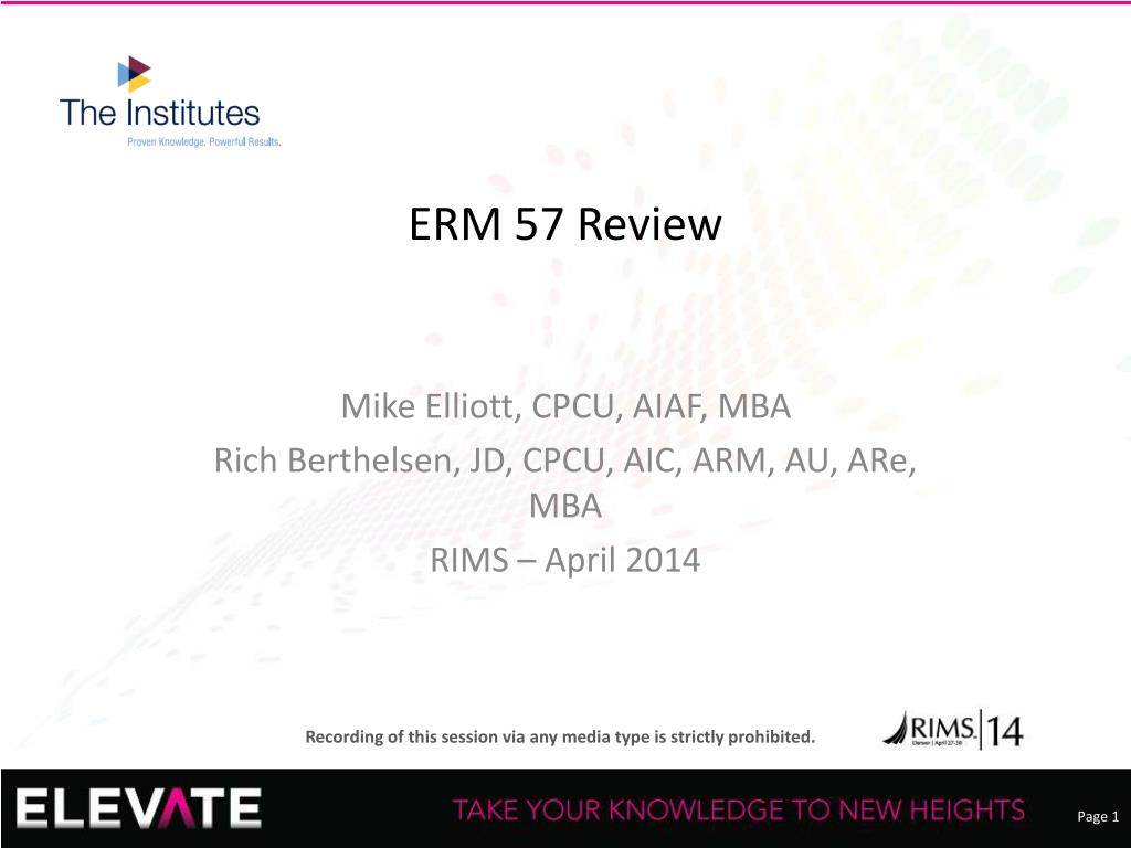 PPT - ERM 57 Review PowerPoint Presentation, free download - ID:7075679