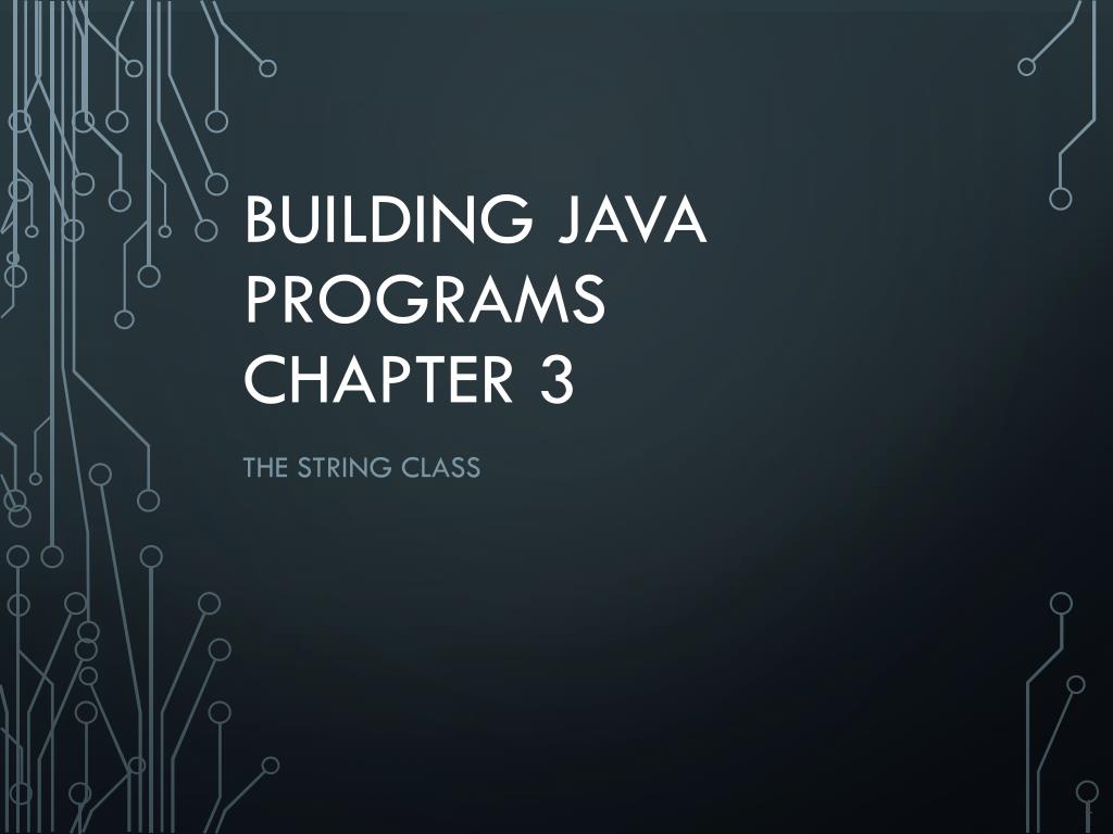 PPT - Building Java Programs Chapter 3 PowerPoint Presentation, free download - ID:7076128